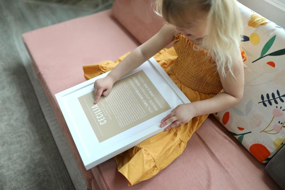 Personalized Name Art Print – Name Stories