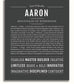 Aaron | Name Art Print – Name Stories