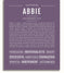 Abbie Personalized Name Meaning Art Prints – Name Stories