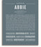 Abbie | Name Art Print – Name Stories