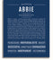 Abbie | Name Art Print – Name Stories