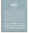 Abel | Name Art Print – Name Stories