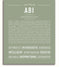 Abi | Name Art Print – Name Stories