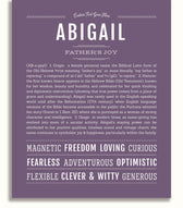 Abigail | Name Art Print – Name Stories