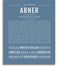 Abner | Name Art Print – Name Stories