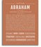 Abraham | Name Art Print – Name Stories