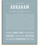 Abraham | Name Art Print – Name Stories