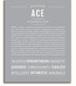Ace | Name Art Print – Name Stories
