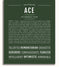 Ace | Name Art Print – Name Stories