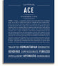 Ace | Name Art Print – Name Stories