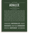 Adalee | Name Art Print – Name Stories