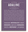 Adaline Personalized Name Meaning Art Prints – Name Stories