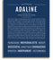 Adaline | Name Art Print – Name Stories