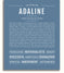 Adaline | Name Art Print – Name Stories