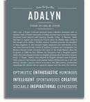 Adalyn | Name Art Print – Name Stories