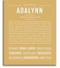 Adalynn | Name Art Print – Name Stories