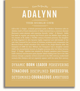 Adalynn | Name Art Print – Name Stories