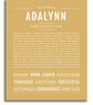 Adalynn | Name Art Print – Name Stories