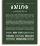 Adalynn | Name Art Print – Name Stories