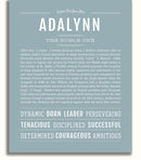 Adalynn | Name Art Print – Name Stories