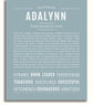 Adalynn | Name Art Print – Name Stories