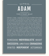 Adam | Name Art Print – Name Stories