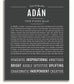 Adan | Name Art Print – Name Stories