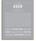 Adan | Name Art Print – Name Stories