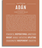 Adan | Name Art Print – Name Stories