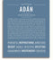 Adan | Name Art Print – Name Stories