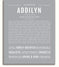 Addilyn | Name Art Print – Name Stories