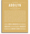 Addilyn | Name Art Print – Name Stories