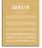 Addilyn | Name Art Print – Name Stories