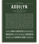 Addilyn | Name Art Print – Name Stories