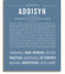 Addisyn | Name Art Print – Name Stories