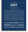 Addy | Name Art Print – Name Stories