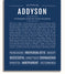 Addyson | Name Art Print – Name Stories