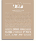 Adela | Name Art Print – Name Stories