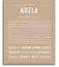 Adela | Name Art Print – Name Stories