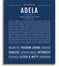 Adela | Name Art Print – Name Stories