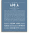 Adela | Name Art Print – Name Stories