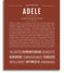 Adele | Name Art Print – Name Stories