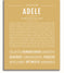 Adele | Name Art Print – Name Stories