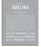 Adelina | Name Art Print – Name Stories