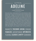 Adeline | Name Art Print – Name Stories