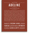 Adeline | Name Art Print – Name Stories