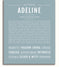 Adeline | Name Art Print – Name Stories