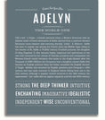 Adelyn | Name Art Print – Name Stories