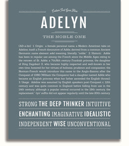 Adelyn | Name Art Print – Name Stories