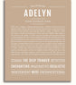 Adelyn | Name Art Print – Name Stories